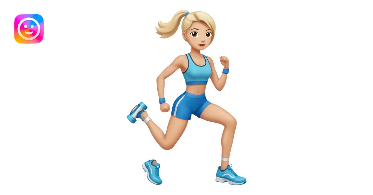 girl doing pumps emoji | AI Emoji Generator