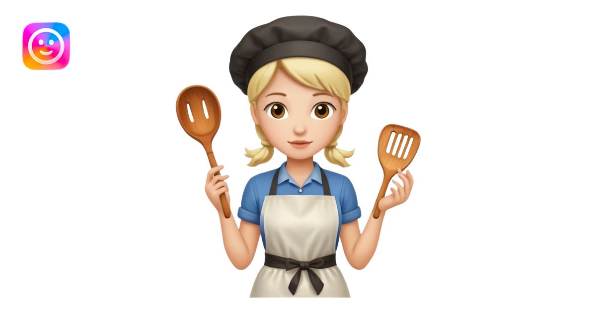 girl cooking emoji | AI Emoji Generator