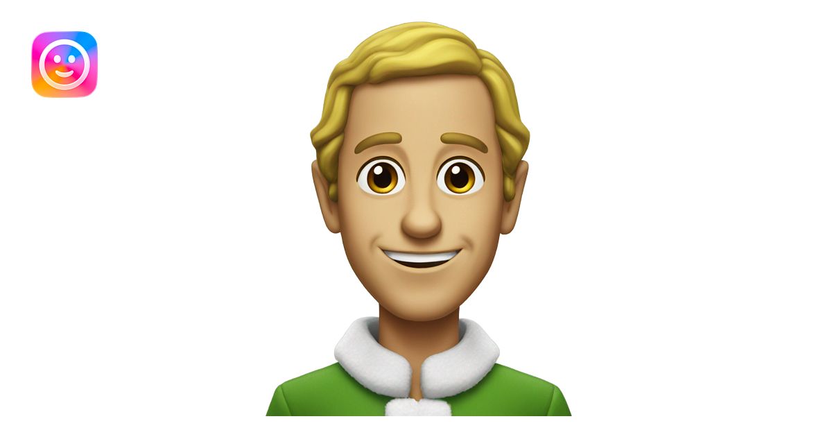 Buddy the Elf emoji | AI Emoji Generator