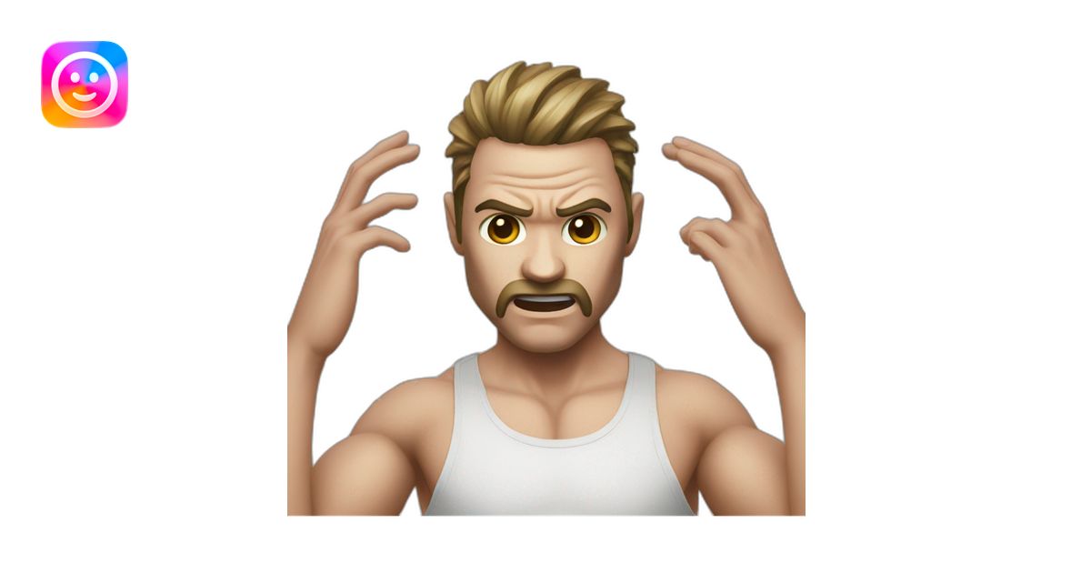 violent head scratch device emoji | AI Emoji Generator