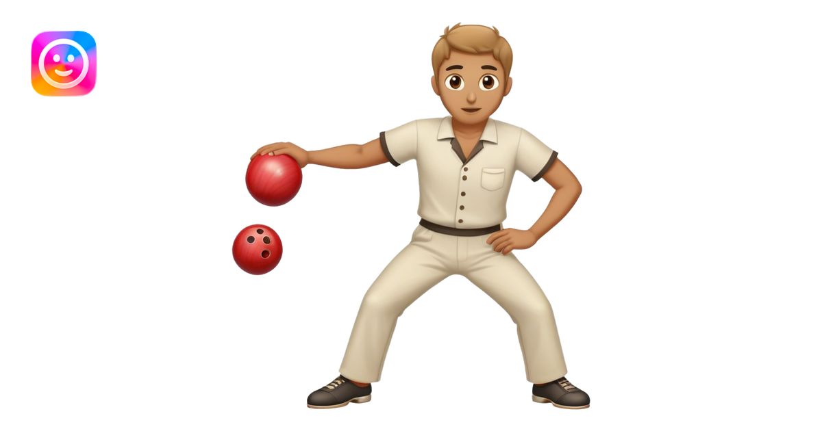 Greek man bowling emoji | AI Emoji Generator