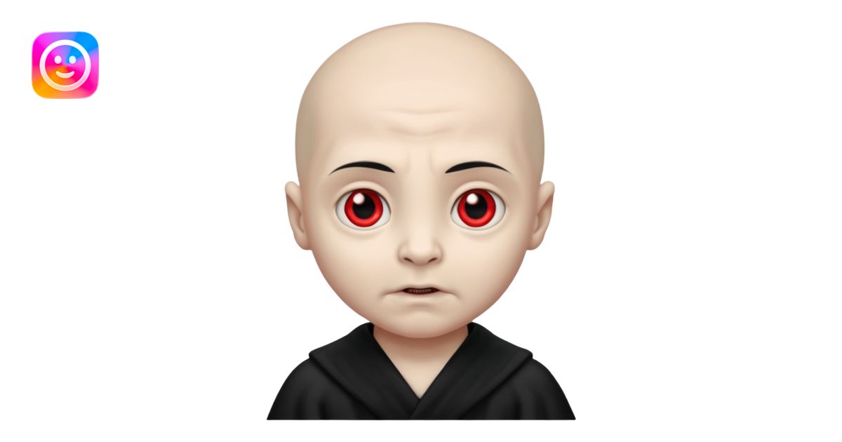 Voldemort as a baby emoji | AI Emoji Generator