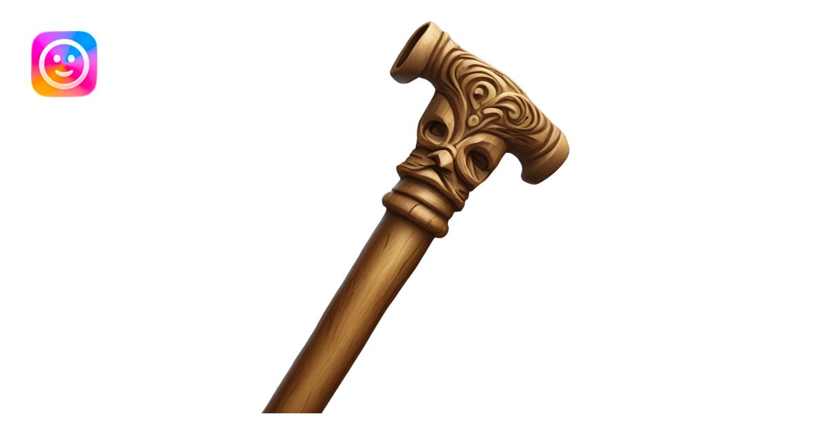 Walking stick emoji | AI Emoji Generator