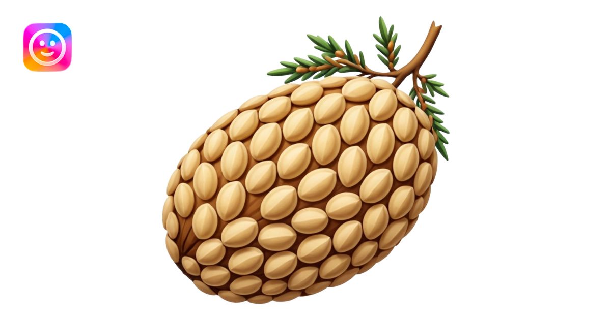 one pine nut emoji | AI Emoji Generator