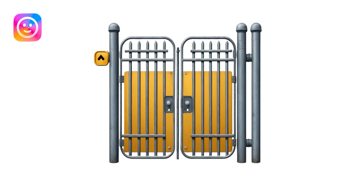 automatic metal gate doorhan emoji | AI Emoji Generator