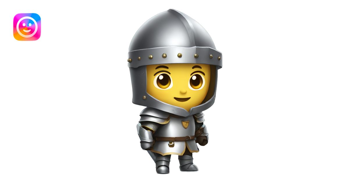 cute little knight emoji | AI Emoji Generator