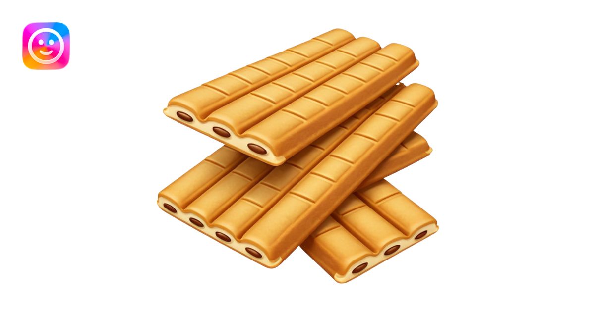 Wafer sticks emoji | AI Emoji Generator