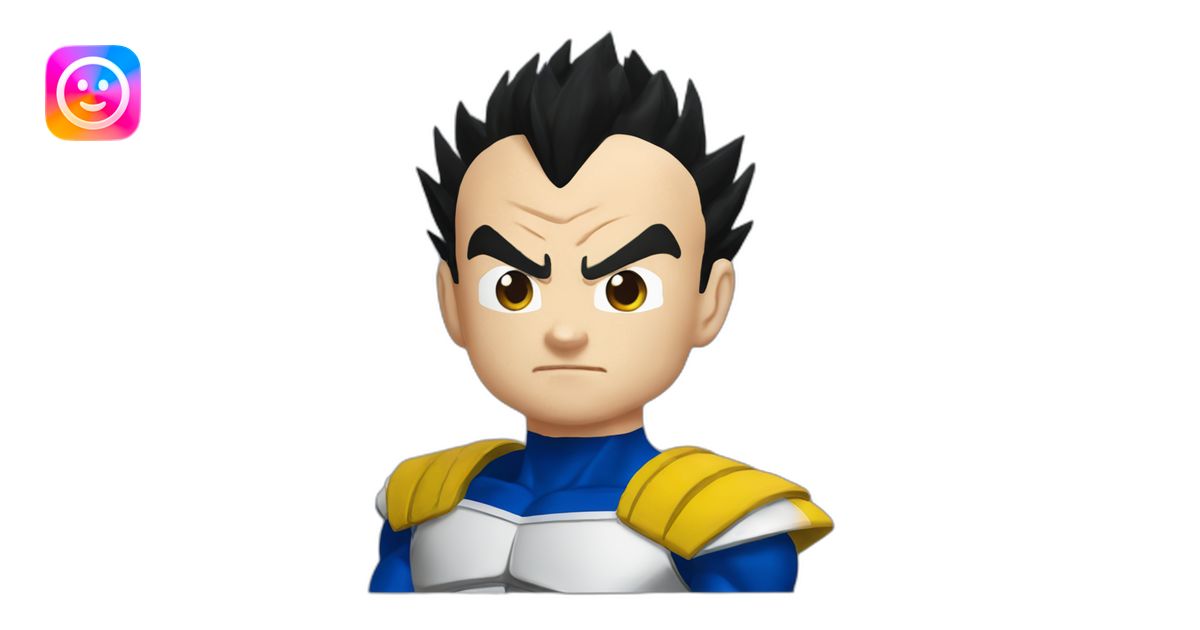 super Vegeta vi emoji | AI Emoji Generator