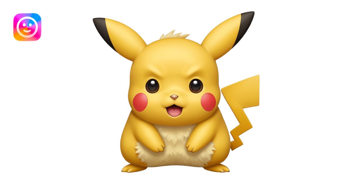 Confused pikachu emoji | AI Emoji Generator