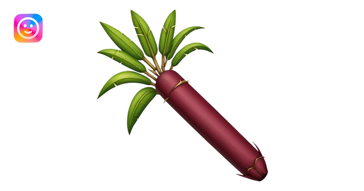 In sugarcane convert the green colour stem part into dark maroon colour ...