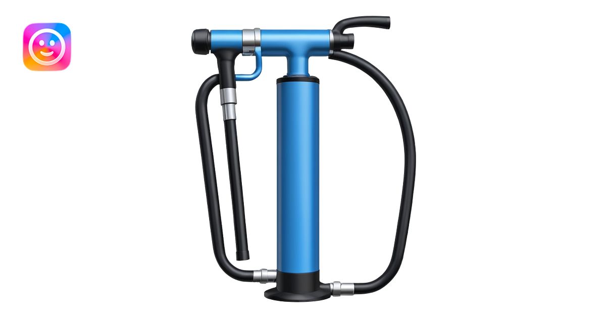 blue bike pump emoji | AI Emoji Generator