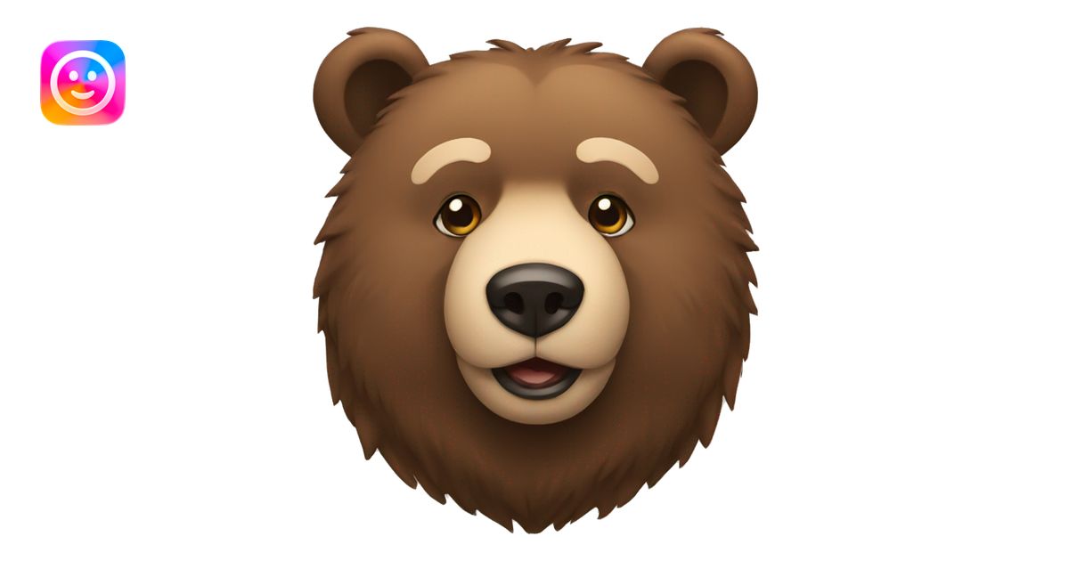 bear emoji | AI Emoji Generator