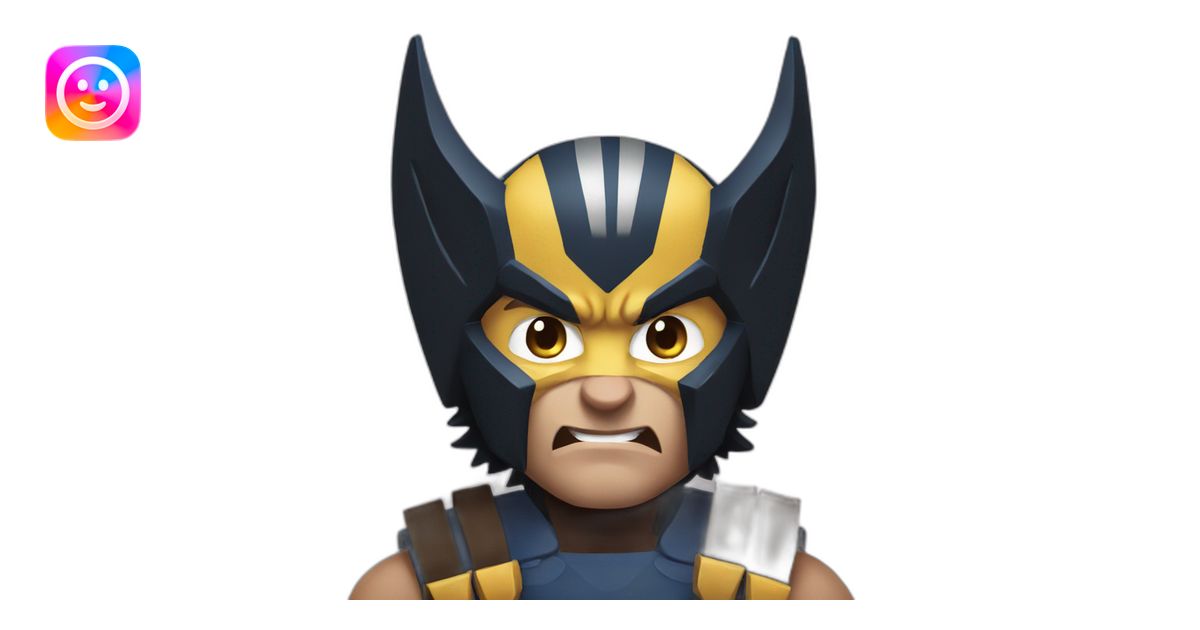 Wolverine emoji | AI Emoji Generator