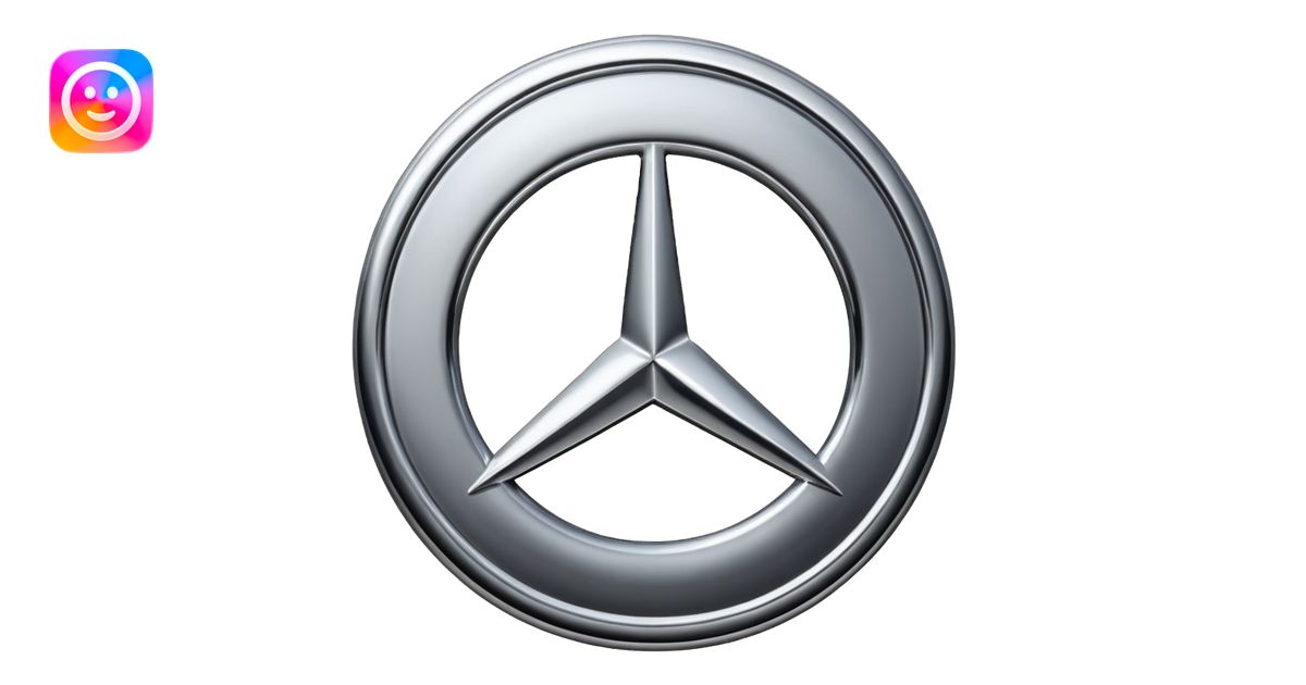Mercedes logo emoji emoji | AI Emoji Generator