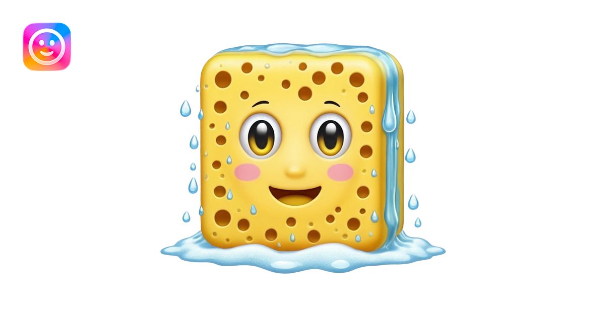 sponge with soap emoji | AI Emoji Generator
