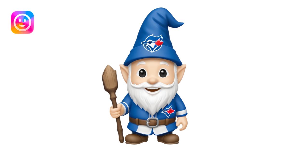 Toronto Blue Jays gnome emoji | AI Emoji Generator