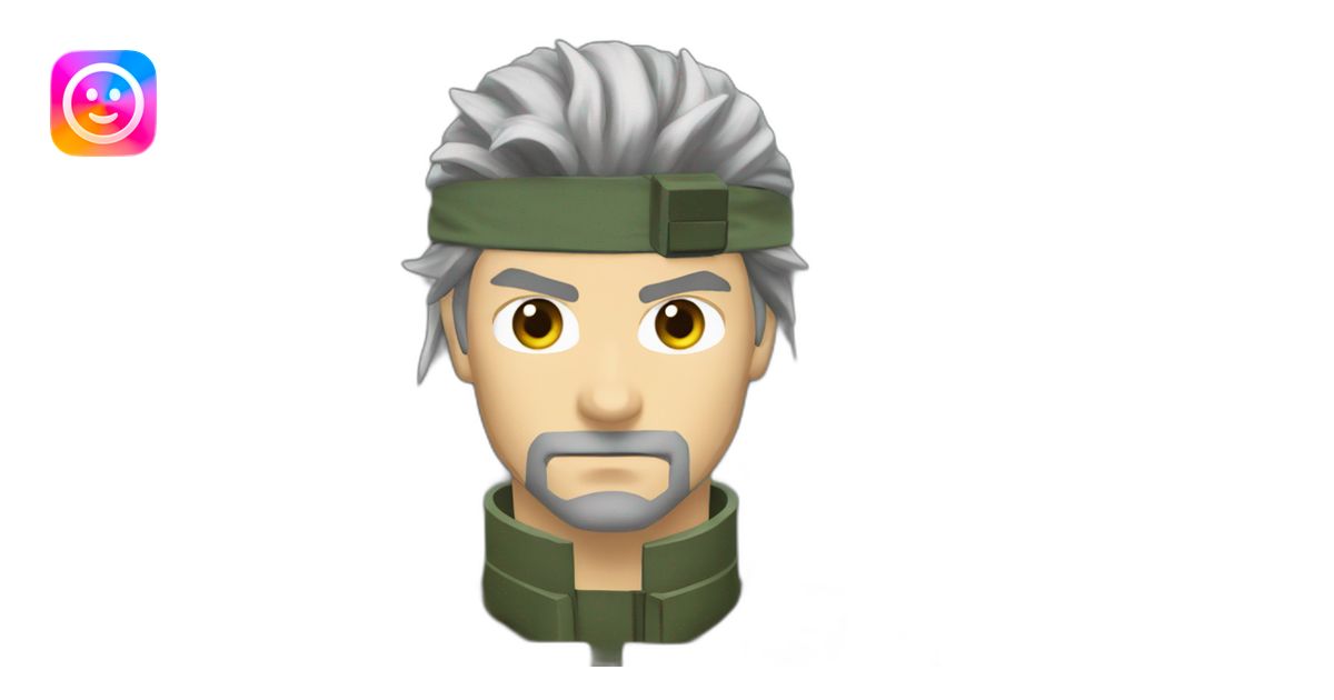 solid Snake metal gear emoji | AI Emoji Generator