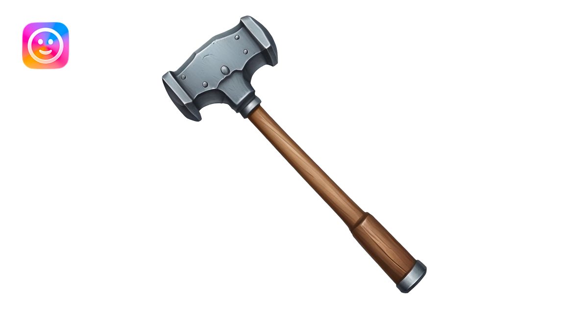 Ban hammer emoji | AI Emoji Generator