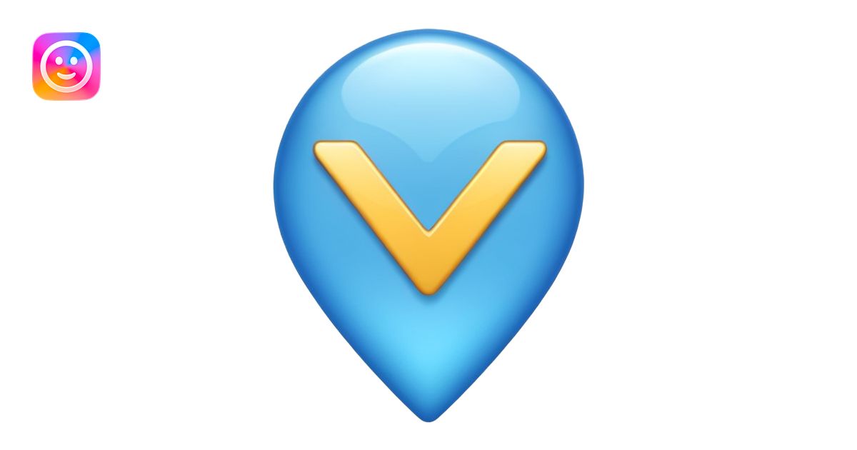 Create a verify badge emoji for me a blue verify badge emoji emoji | AI ...