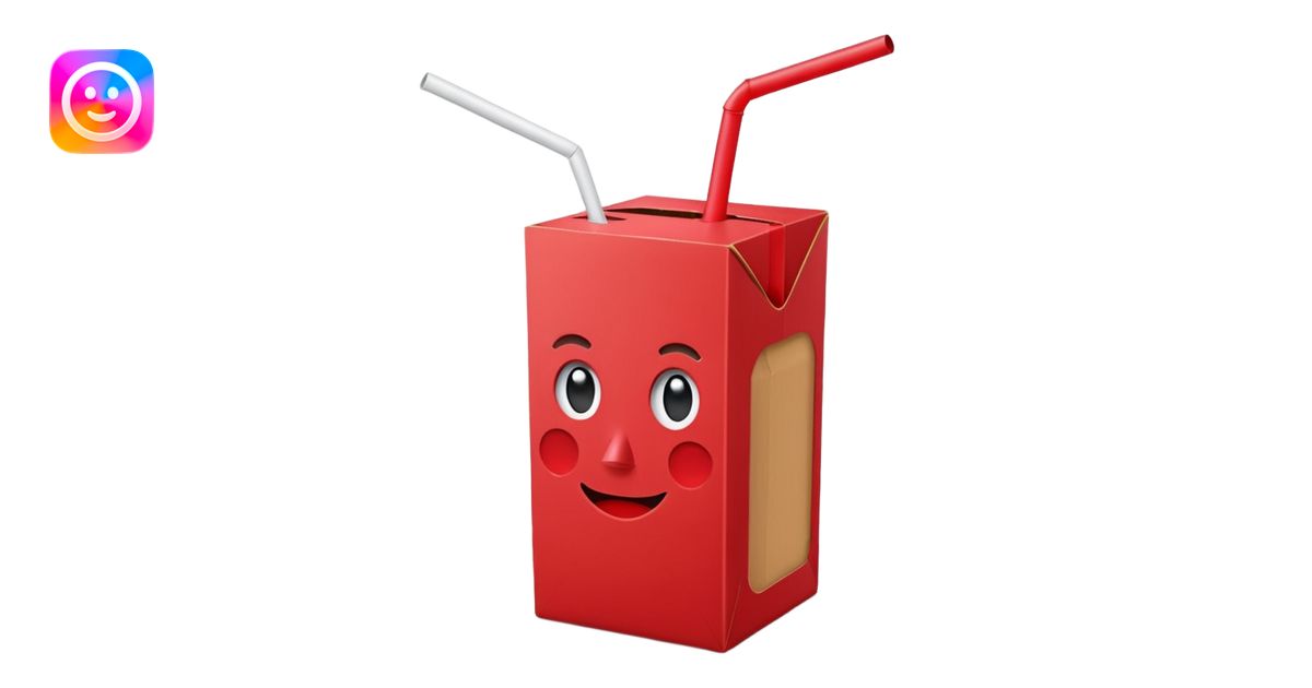 Juice box emoji | AI Emoji Generator