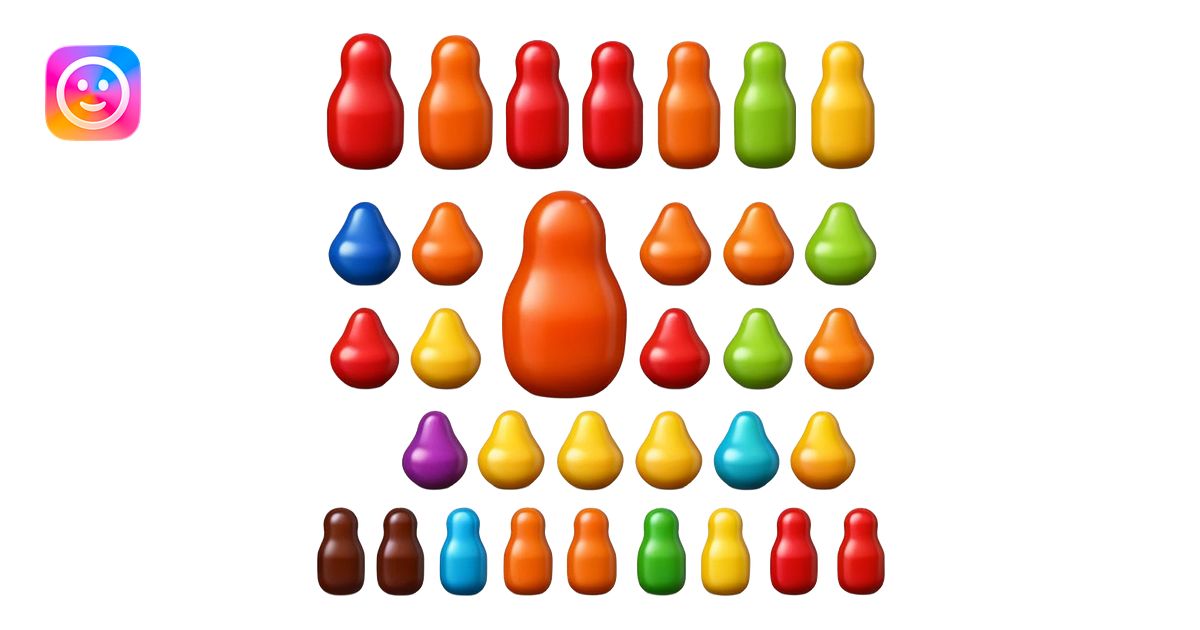 skittle candy emoji | AI Emoji Generator