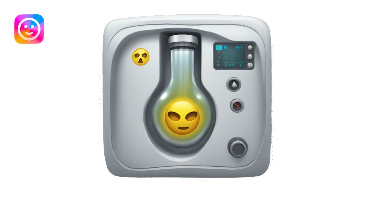 Nuclear magnetic resonance emoji | AI Emoji Generator
