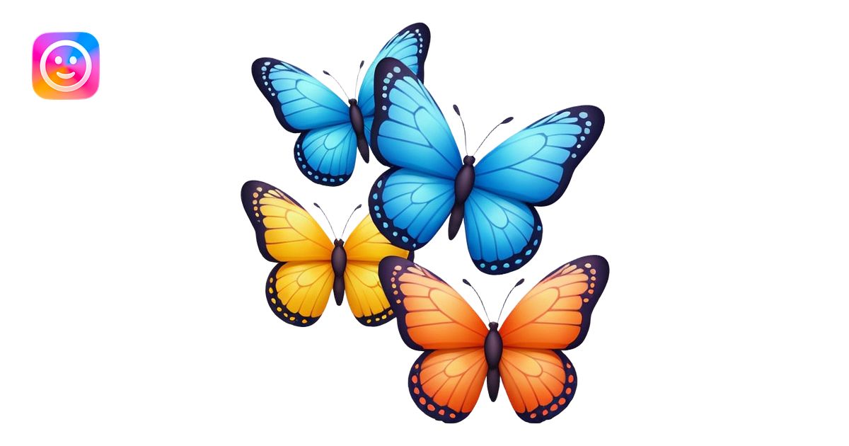 Butterflies In My Stomach emoji | AI Emoji Generator