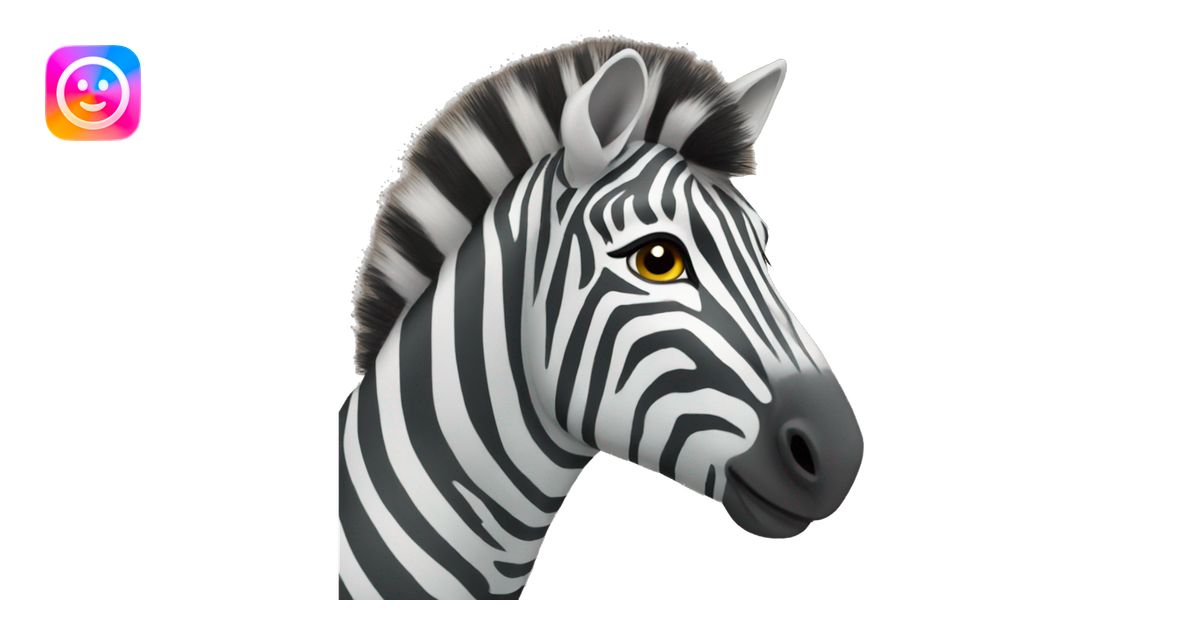 zebra emoji | AI Emoji Generator