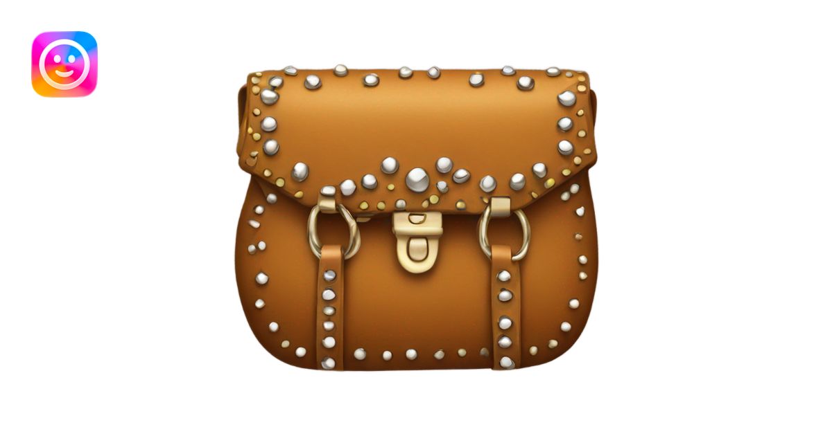 leather studded purse emoji | AI Emoji Generator