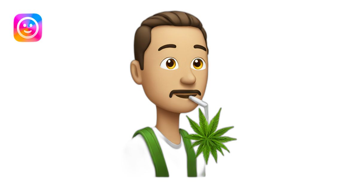 elon smoking weed emoji | AI Emoji Generator