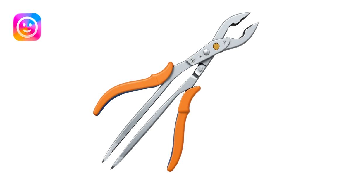 bent nose Pliers emoji | AI Emoji Generator