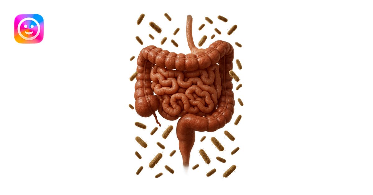 INTESTINO ANATOMICO REALISTICO CON BATTERI INTESTINALI CHE FLUTTUANO ...