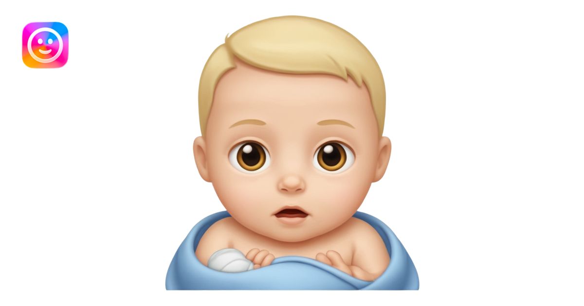 Baby wide awake emoji | AI Emoji Generator