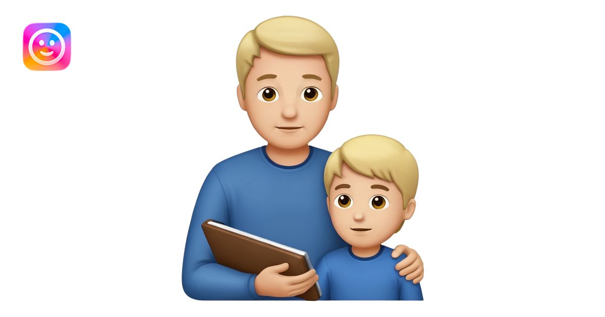father and boy emoji | AI Emoji Generator
