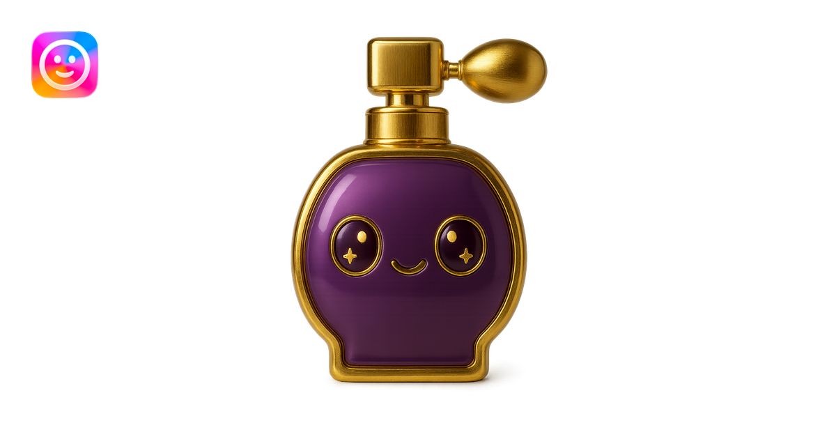 Make this purple perfume bottle look more luxurious with elegant ...