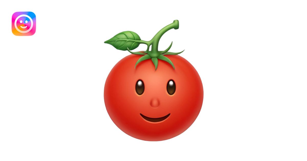 tomato cursor pointing left top emoji | AI Emoji Generator