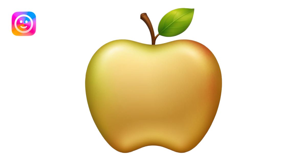 Create an Apple-style emoji that represents a stock/share, combining a ...