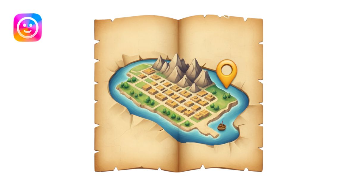 Ubicación mapa emoji | AI Emoji Generator