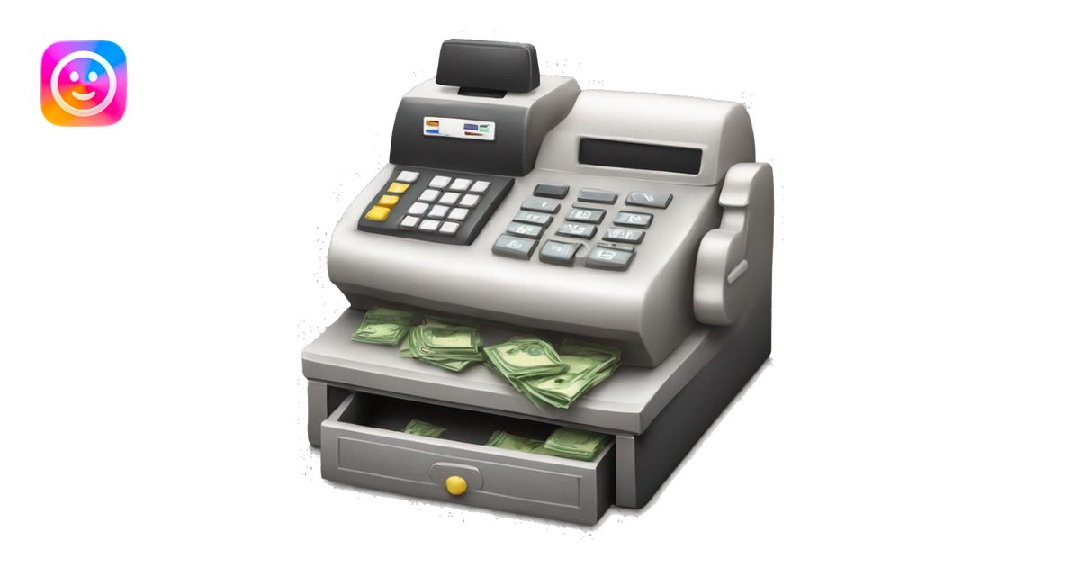 Cash register emoji | AI Emoji Generator