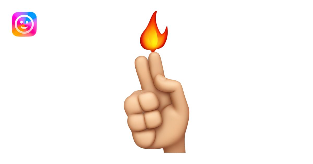 thumbs up with volcano exploding on the tip of the finger emoji | AI ...