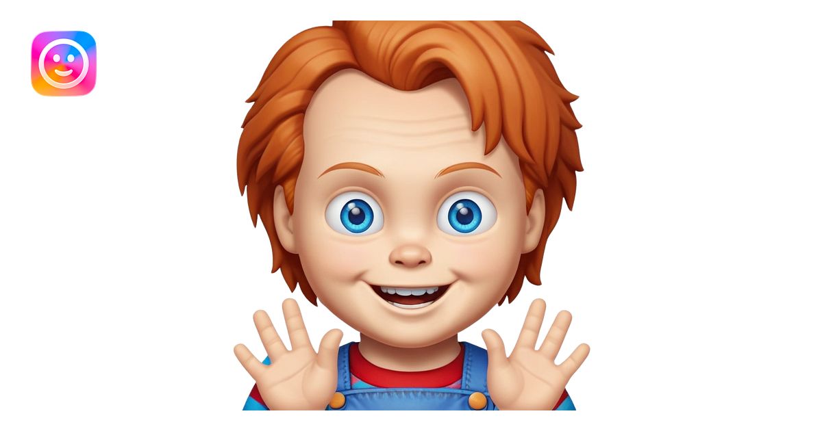 Chucky saying yes emoji | AI Emoji Generator
