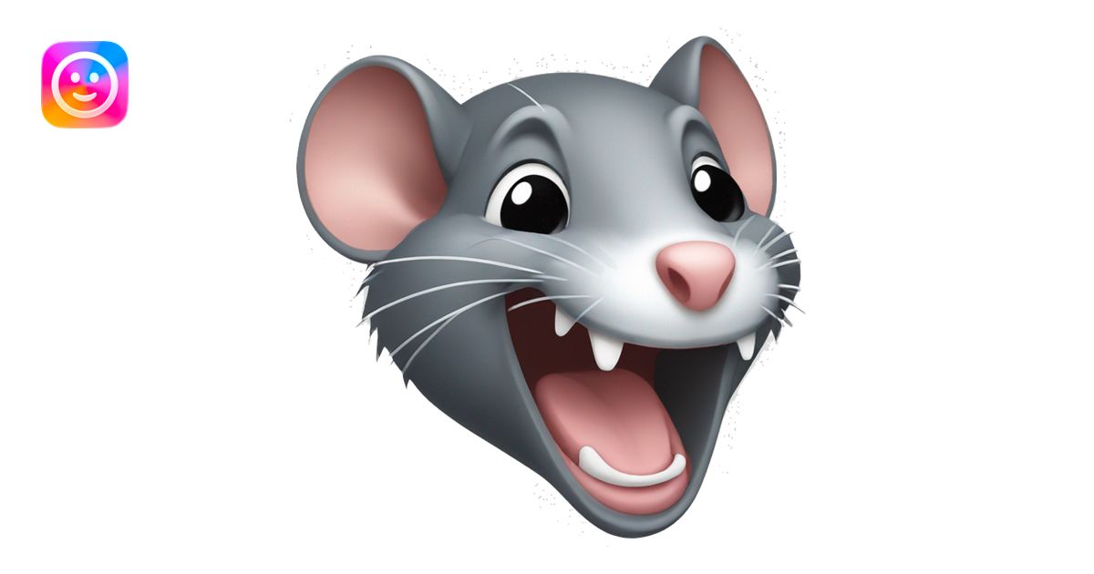 Rat laughing emoji | AI Emoji Generator