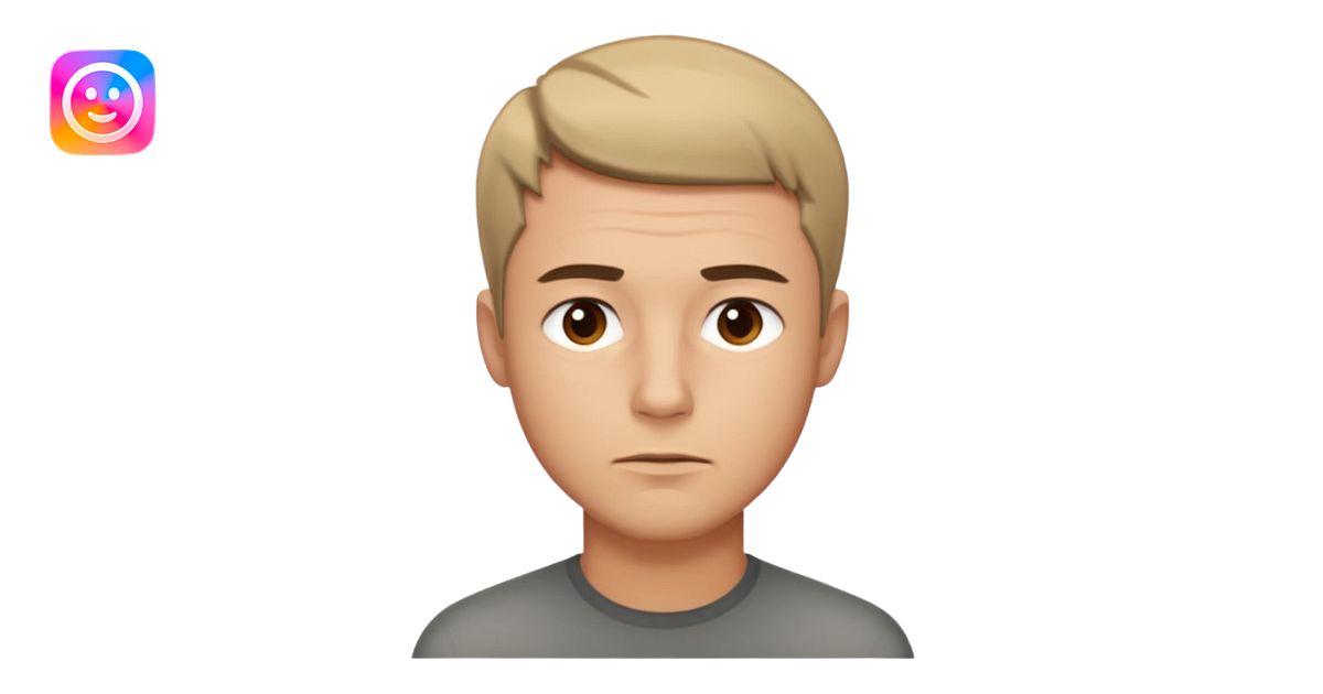 Guy with doubts emoji | AI Emoji Generator