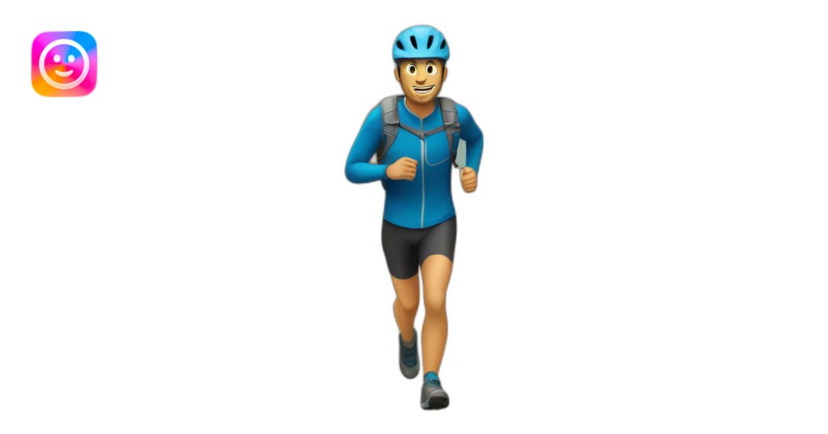 corredor de trail emoji | AI Emoji Generator
