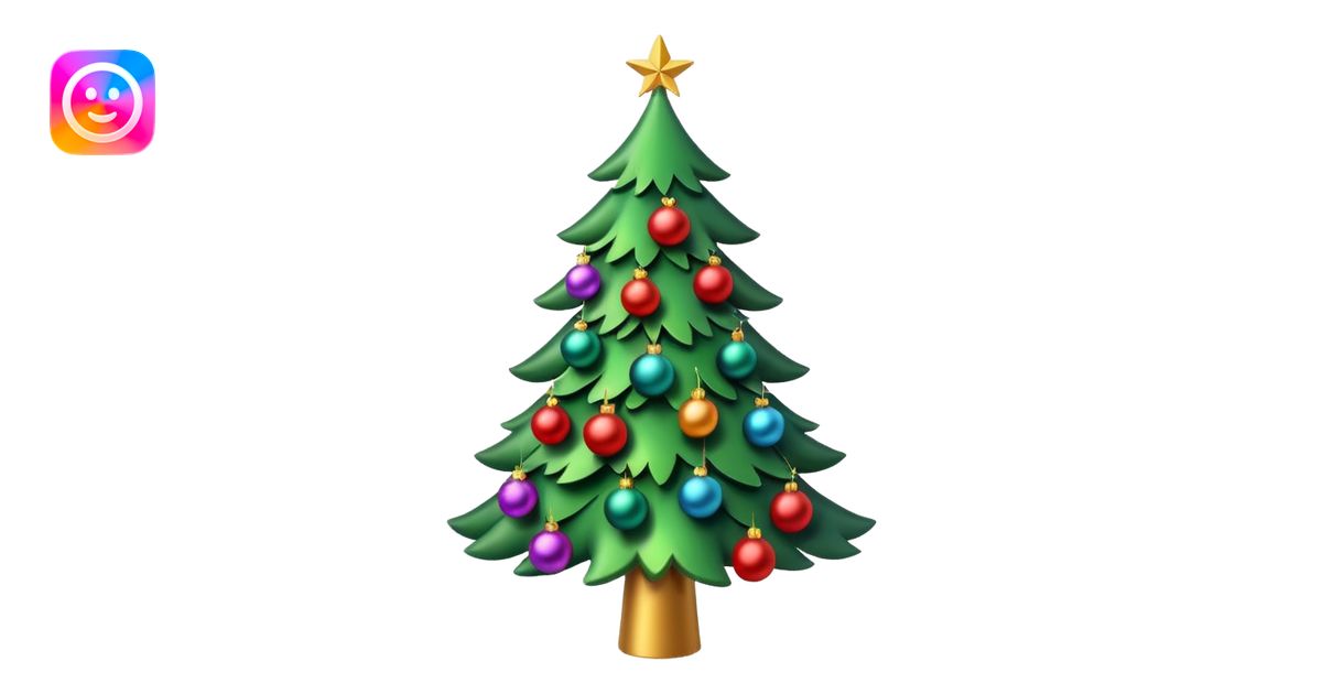 christmas tree emoji | AI Emoji Generator