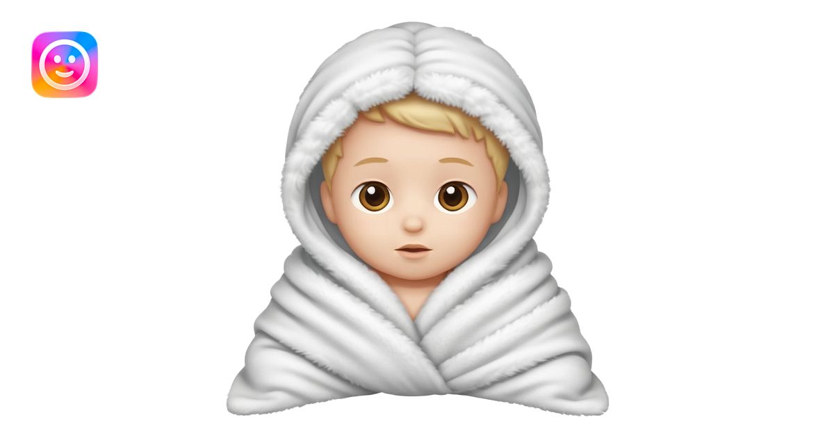 baby in a blanket emoji | AI Emoji Generator