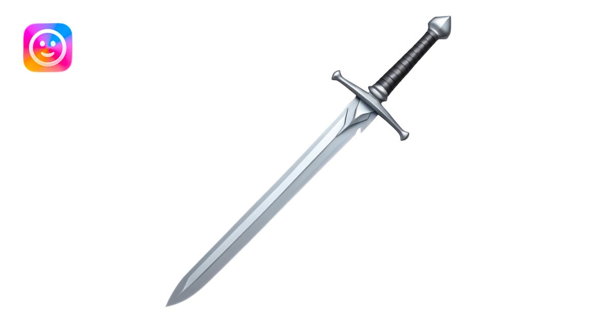 white sword emoji | AI Emoji Generator