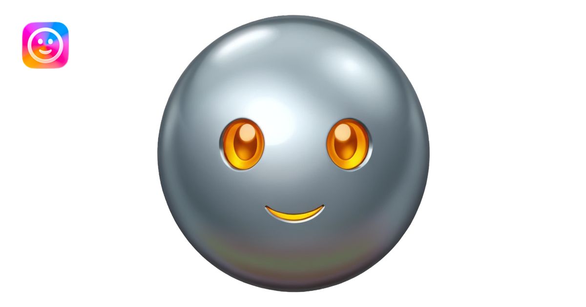 chrome ball emoji | AI Emoji Generator