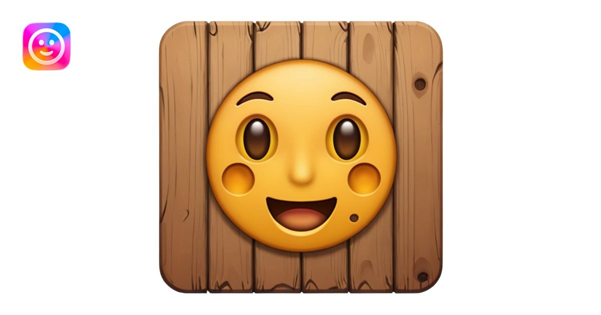 Wooden board emoji | AI Emoji Generator