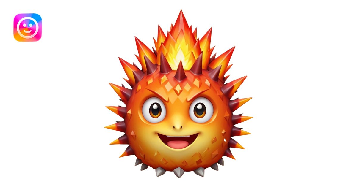 spiky mineral rock characterA single spiky crystal rock character ...